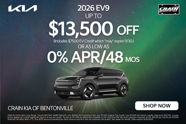 Kia Dealer in Bentonville, AR | Crain Kia of Bentonville