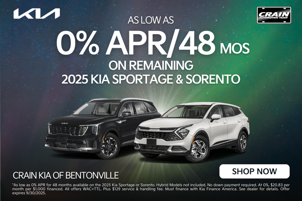 Kia Dealer in Bentonville, AR | Crain Kia of Bentonville