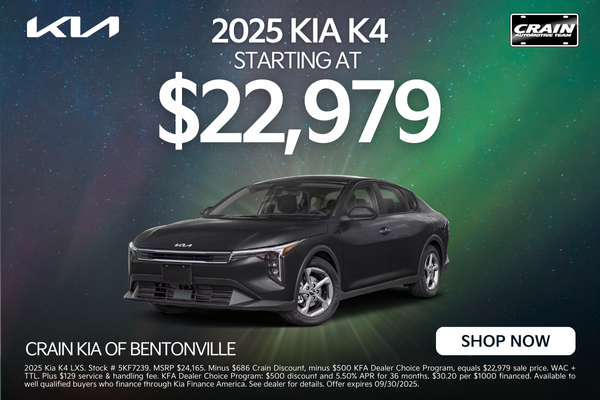 Kia Dealer in Bentonville, AR | Crain Kia of Bentonville